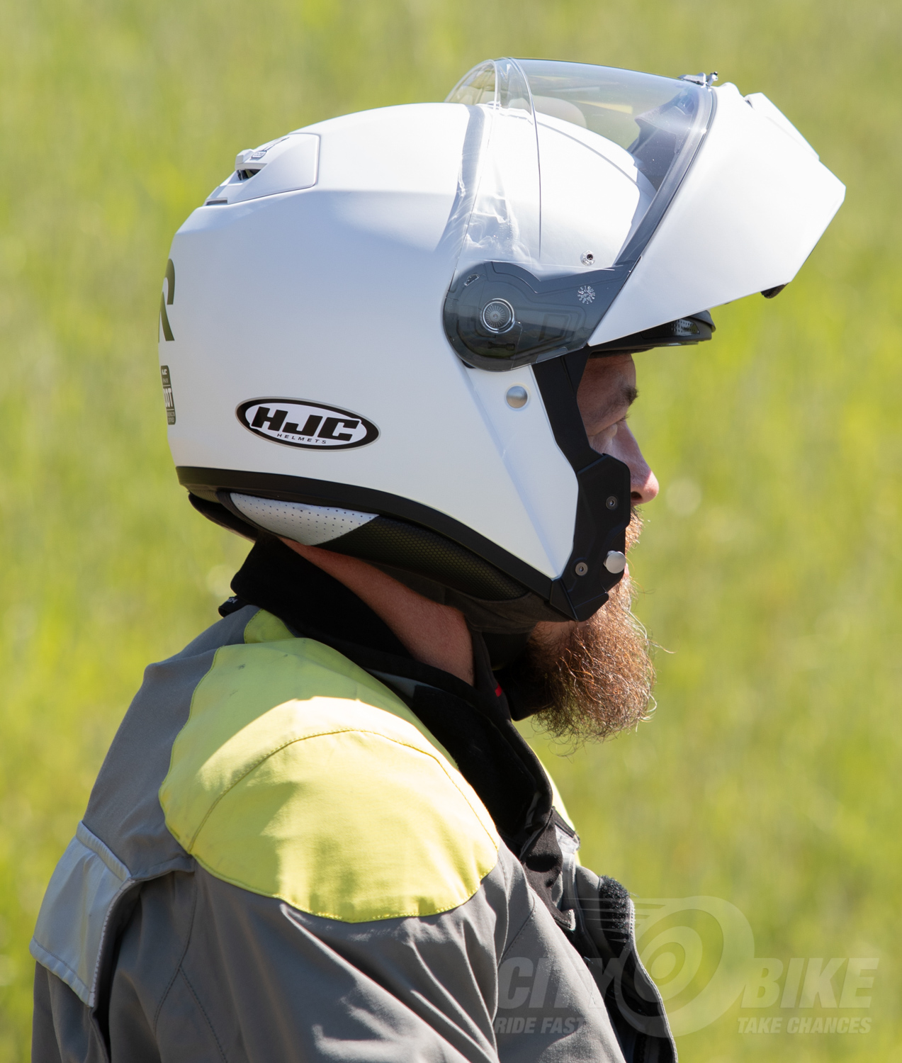 Sneeze, Sip, Schmooze: HJC RPHA 90 Modular Helmet | CityBike Magazine